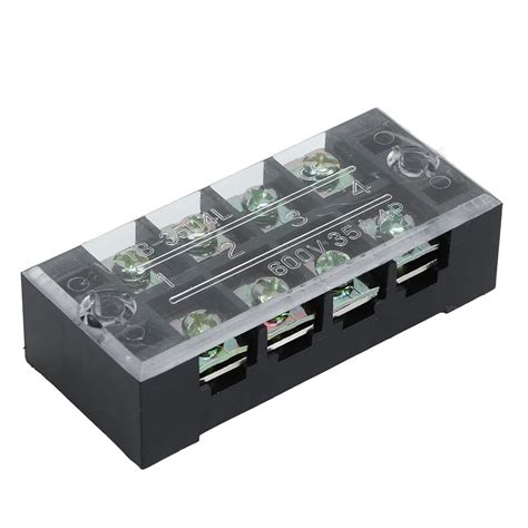 Terminal Strip Block Terminal Block Strip M4 600v 35a Tb Fixed 4pcs For Bridge 4 Position