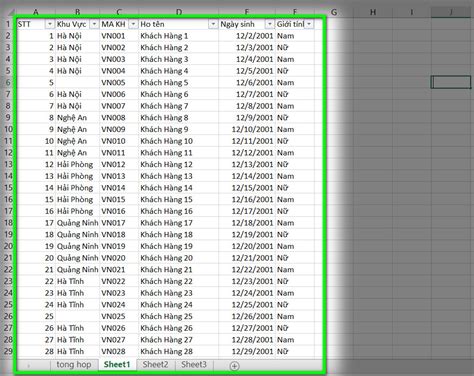 tổng hợp dữ liệu từ nhiều sheet trong excel 10 2025
