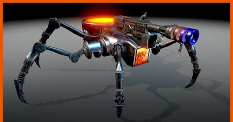 Spider Bot 3d Robots Unity Asset Store