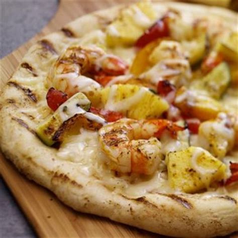 Baja Shrimp Grilled Pizza Recipe