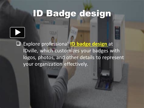 Ppt Id Badge Design Powerpoint Presentation Free To Download Id