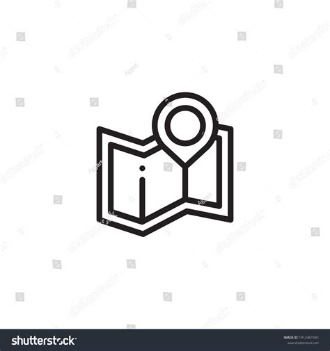 Outline Location Icon Illustration Vector Symbol Stock Vector Royalty Free 1912461541