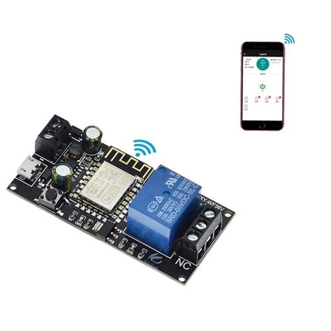 Arduino Clone Wifi Távirányítós Telefon Relé Modul Dc6v 36v Esp 12f
