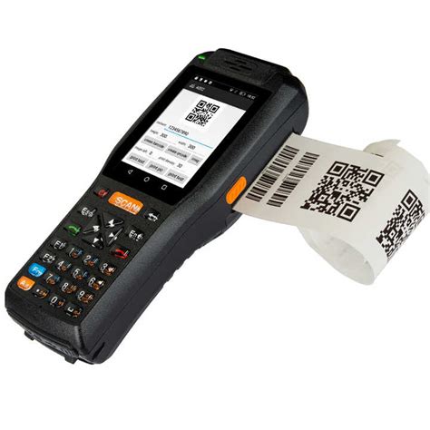 Explosion Proof Rugged Handheld Terminal Barcode Scanner Android Pda With 58mm Thermal Printer