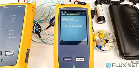 Fluke Networks Dsx 5000 Certifiber Pro Optical Loss Test Set Cfp Quad Sm Mm 850 1300 1310 1550nm