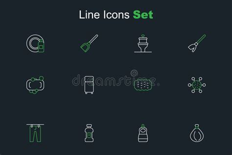 Set Line Garbage Bag Dishwashing Liquid Bottle Bottle For Detergent Drying Clothes Bacteria