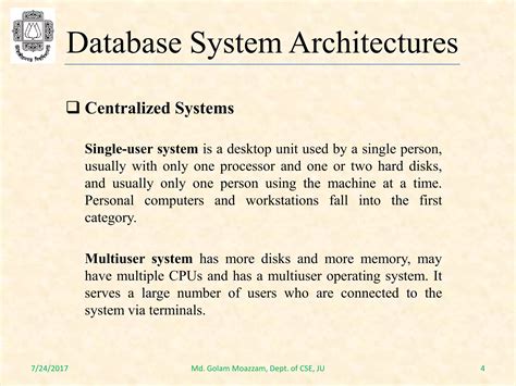 Database System Architecture Pdf Databases Computer Software And Applications