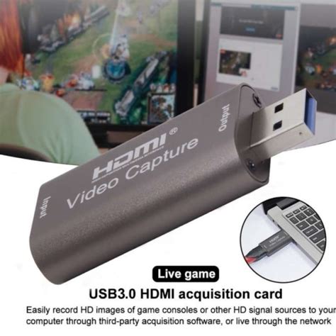 Promo Hdmi Video Capture Usb 3 0 4K Full Hd Video Capture Hdmi Usb 3 0 Diskon 11 Di Seller