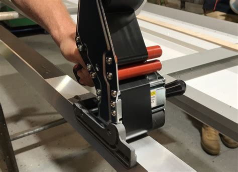 Protection Tape Applicator Th532 For Frames And Profiles Embossing And Tape Supplies Pty Ltd
