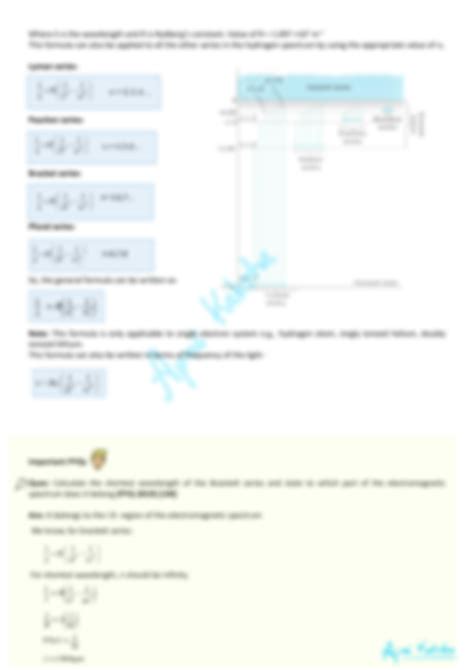 SOLUTION Physics Wallah Atoms Notes Studypool