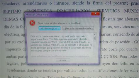 No Se Pudo Inicializar El Entorno De Visual Basic Yoreparo