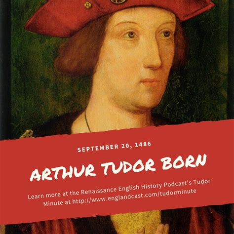 Tudor Minute September 20 Happy Birthday Arthur Prince Of Wales