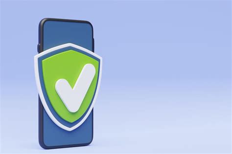 Premium Photo 3d Illustration Of Secure Internet Connection Smartphone Privacy And Vpn