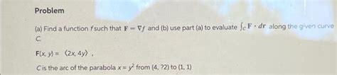 solved problem a find a function f such that f ∇f and b