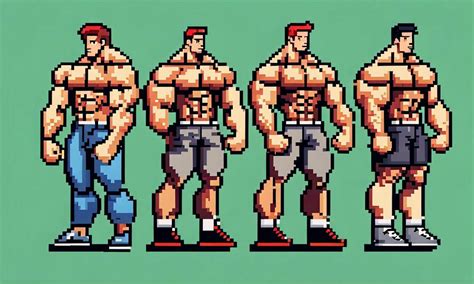 Pixel Bodybuilders 2 By Anonymous51 On Deviantart