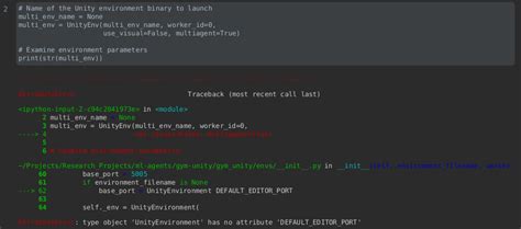 Gym Unity Cannot Connect To Unity Editor Because DEFAULT EDITOR PORT Is