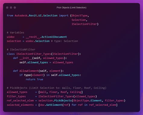 Selectpick Elements Learn Revit Api Course