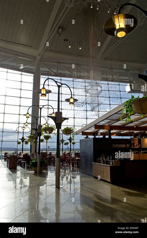 One Of The Food And Shopping Areas Of The Sea Tac Seattle Airport An