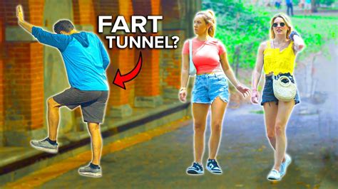 Funny Wet Fart Prank In Nyc Farts From Above Youtube