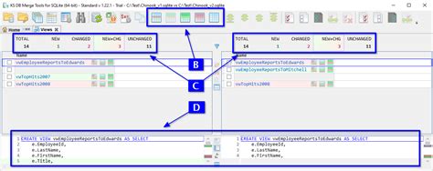 Compare Schema Objects Ks Db Merge Tools For Sqlite