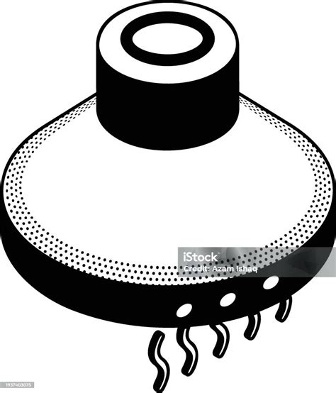 똑똑한 부엌 배기 등각 투영 개념 범위 두건 또는 호브 손으로 그린 벡터 빵집 와 빵집 와 빵집 그림 음식 준비 와 부엌 기구 밑그림 요리 낙서 스톡 일러스트 3차원 형태에