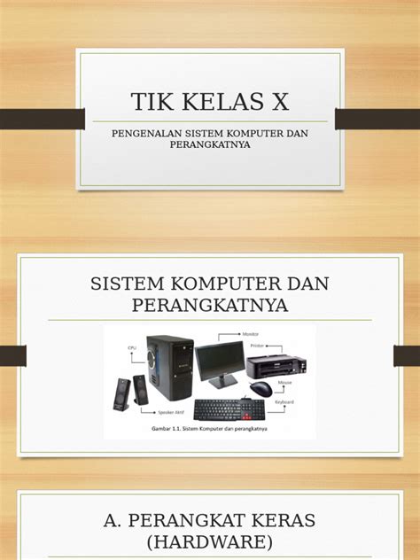 Tik Kelas X Sistem Perangkat Pdf