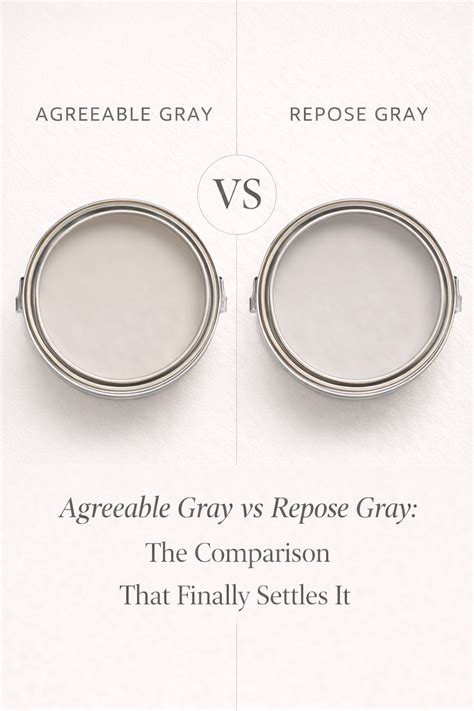 Agreeable Gray Vs Repose Gray Which Gray Actually Wins