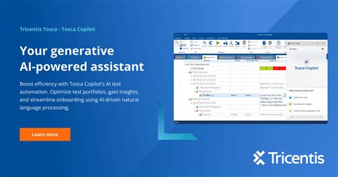 Tosca Copilot Ai Test Automation Tricentis