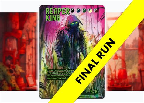 Reaper King Limited Run Custom Card For Proxies Playtesting And Gifts