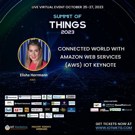 Iot Marketing On Linkedin Summitofthings2023 Aws Iot Techevent