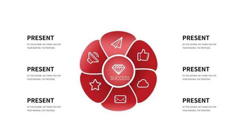 Enhancing Document Workflow Efficiency Illustrated Red Flow Chart Icons Powerpoint Template