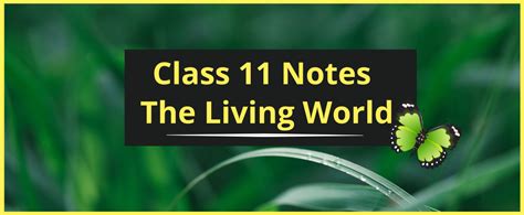 The Living World Class 11 Notes For Neet Cbse Mtg Learning Media