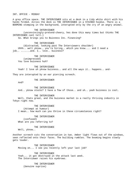Script My Project Pdf Language Arts And Discipline Home And Garden