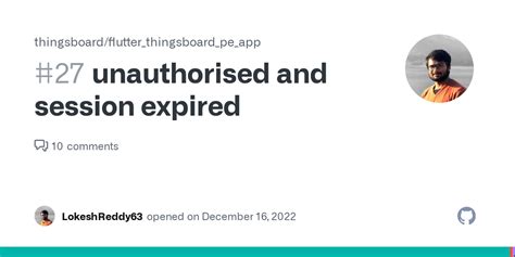 Unauthorised And Session Expired · Issue 27 · Thingsboardflutterthingsboardpeapp · Github