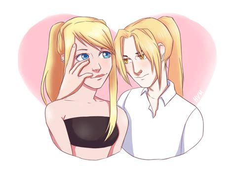 Winry X Ed By Kinoteart On Deviantart