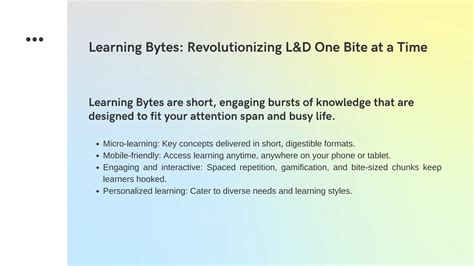 Learning Bytes Bite Sized Brilliance Pdf