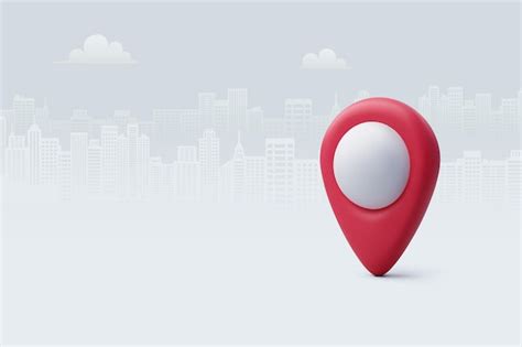 Premium Vector 3d Vector Pin Location Pointer Navigation Icon Geolocation Map Mark