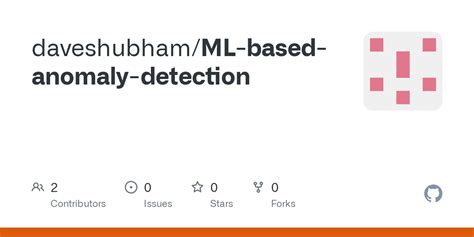 github daveshubham ml based anomaly detection