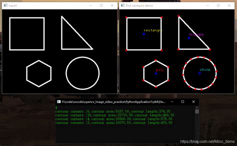 Opencv4图像处理 图像轮廓逼近与拟合opencv 拟合方块 Csdn博客