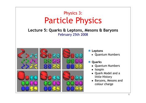 Pdf Physics 3 Particle Physics Dokumen Tips