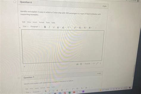 Solved Question 6 4 Pts Identify And Explain 2 Ways In Which