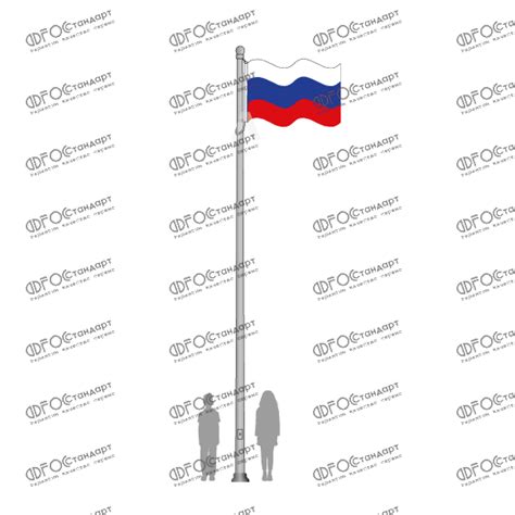 Флагшток уличный 8 метров
