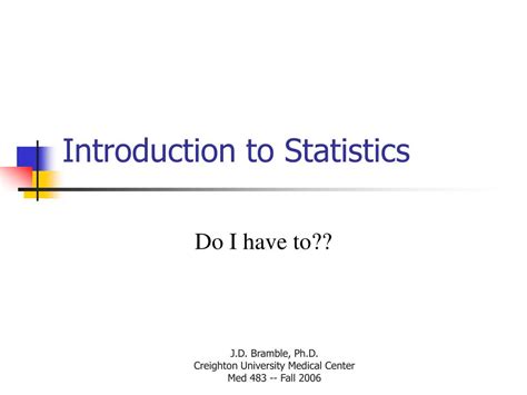 PPT Introduction To Statistics PowerPoint Presentation Free Download ID