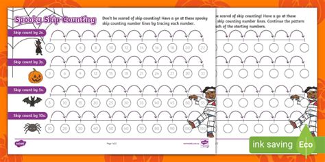 Spooky Skip Counting Teacher Made Twinkl