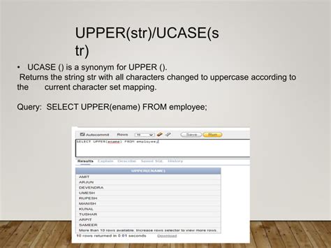 String Functions In Sql Ujjwal Matoliyapptx