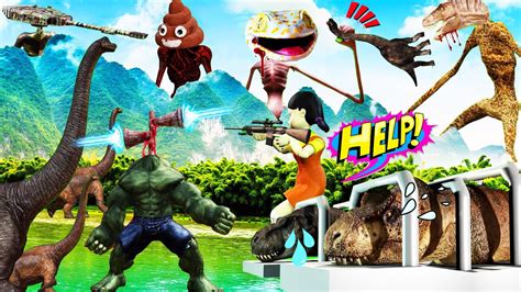 ไซเรนเฮดจับไดโนเสาร์และไข่ ไปปาร์ตี้กันที่เกาะร้าง ณชาทำมายย Youtube