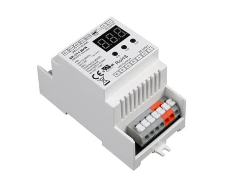 Din Rail Mounted DMX Decoder SR DIN