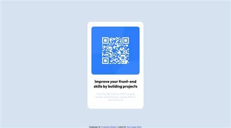 Frontend Mentor Responsive Qr Component Using Html And Css Only