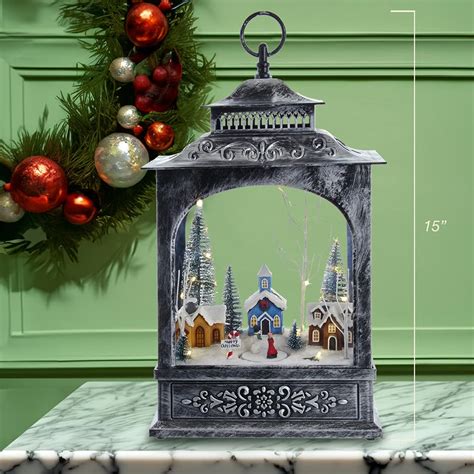 German Christmas Ornaments Kurt Adler 79 Light Up Ski Resort