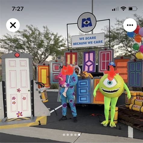 Monsters Inc Paradeparty Fall Halloween Crafts Trunk Or Treat